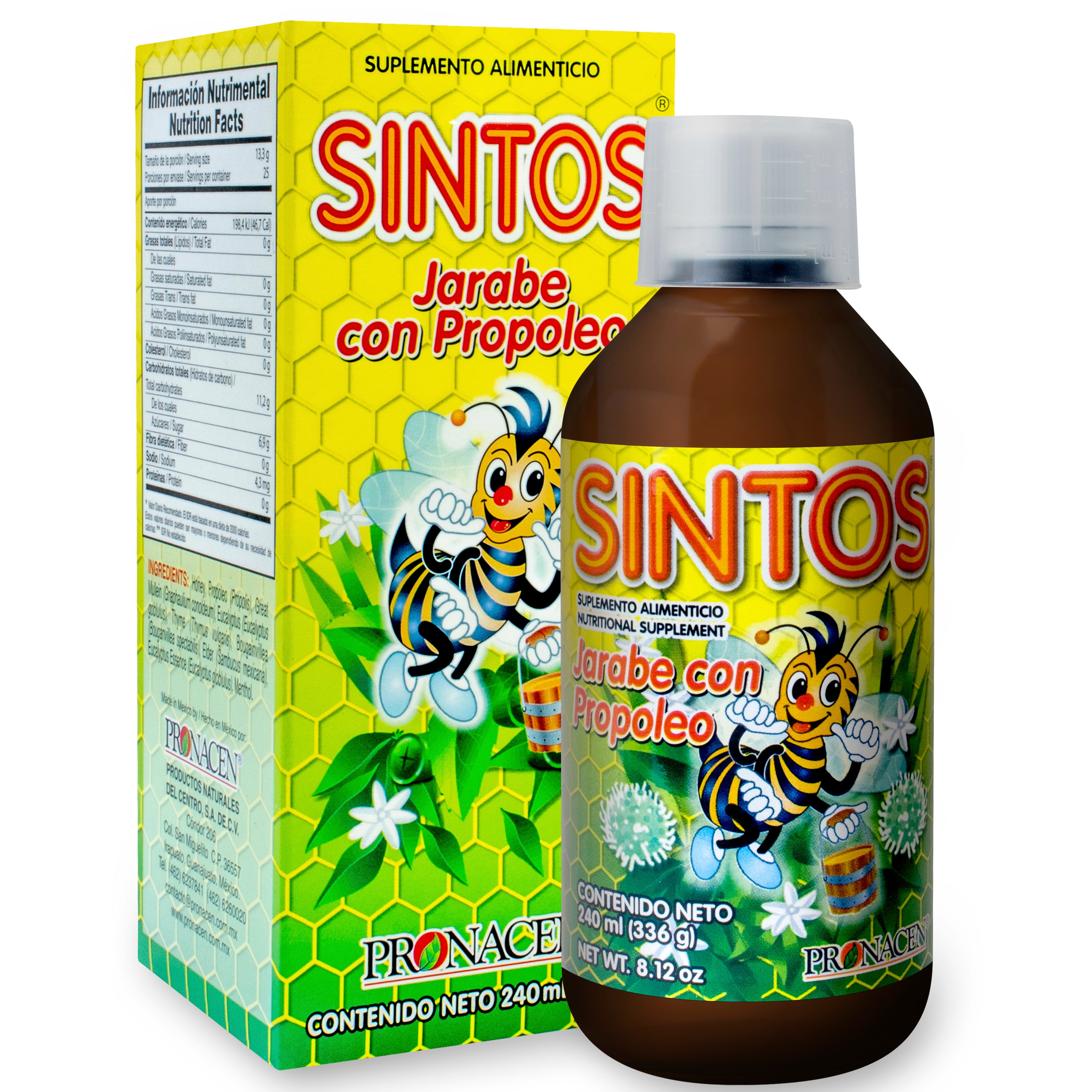 Jarabe SINTOS Propóleo 240ml - PRONACEN