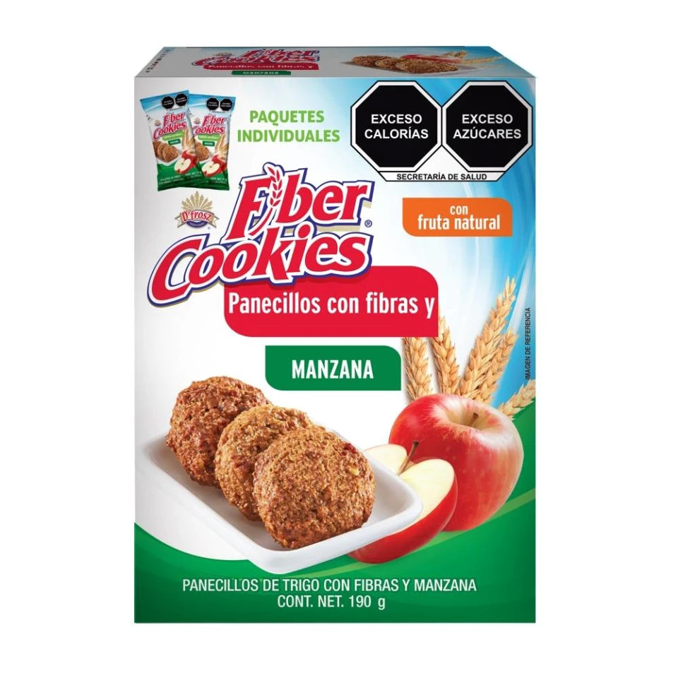 FIBER COOKIES MANZANA